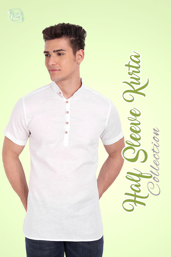 Half Kurta for Men | Men's Kurta Half Sleeves – Vida Loca Fashion